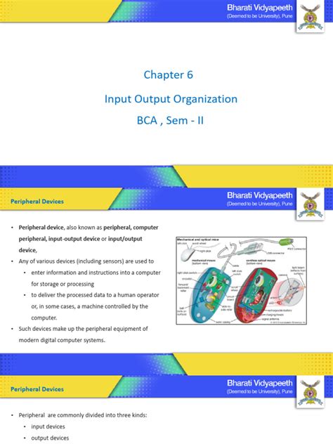 Unit 6 Input Output Organization Pdf Inputoutput Computer Data