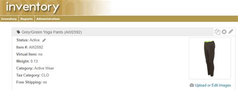 Edit Inventory Items ByDesign Technologies KB