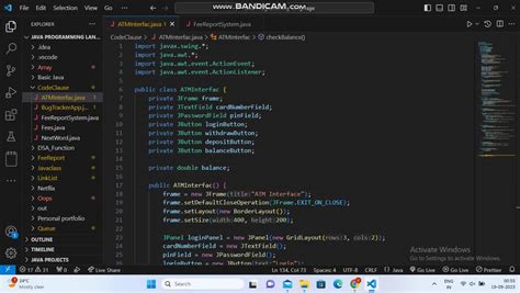 Vedansh Tiwari On Linkedin Codeclause Javadevelopment Atminterface