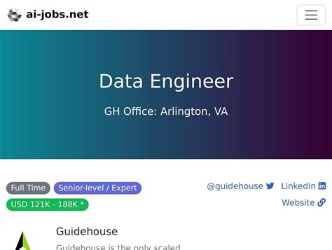 Hiring Data Engineer In Gh Office Arlington Va Raimljobs