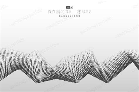 Abstract Dash Line Pattern Design Tech Graphic By Wanabring Creative Fabrica
