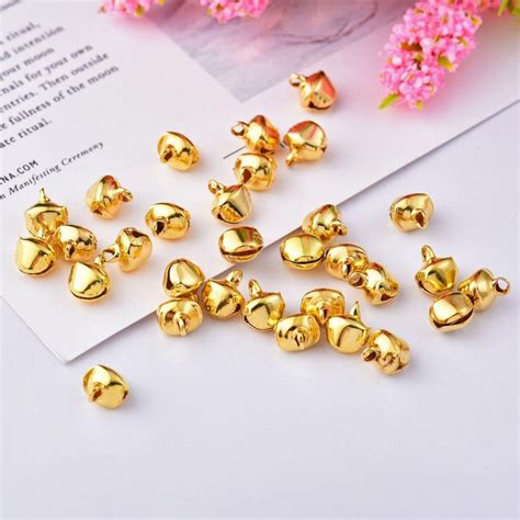 Badu Bg Декоративен здрав цветен направи си сам коледен комплект от мъниста от звънец Badu Bg