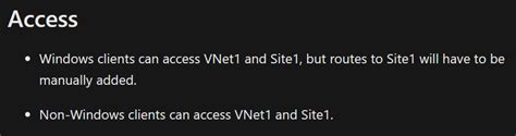 Azure Vpn Clients Unable To Communicate With Devices On Another Local Network Which Has Site To