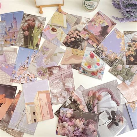 제이빌라 빈티지 핑크 감성 인테리어 엽서 30장 세트