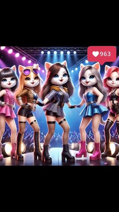 🔥🐱5 Ai Cat Hot Girls Set The Stage On Fire Must See Dance Performance Aicatgirls Viralshorts