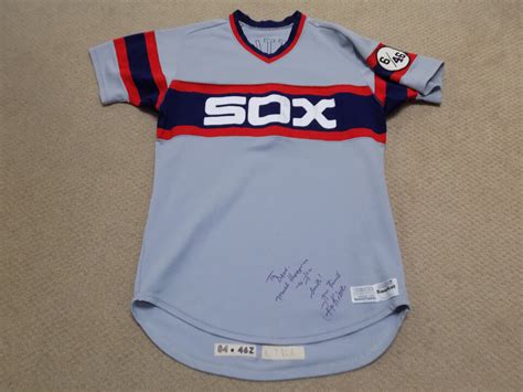 Ron Kittle Game Worn Signed Jersey 1984 Chicago White Sox Yankees Ebay