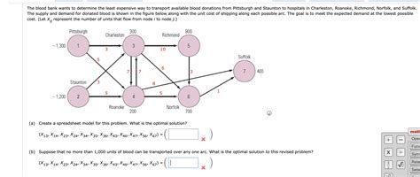 Solved St Let Xij Represent The Number Of Units That Flow Chegg Com