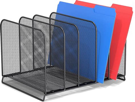 Desk File Organizer 5 Sections Upright Mesh File Nepal Ubuy