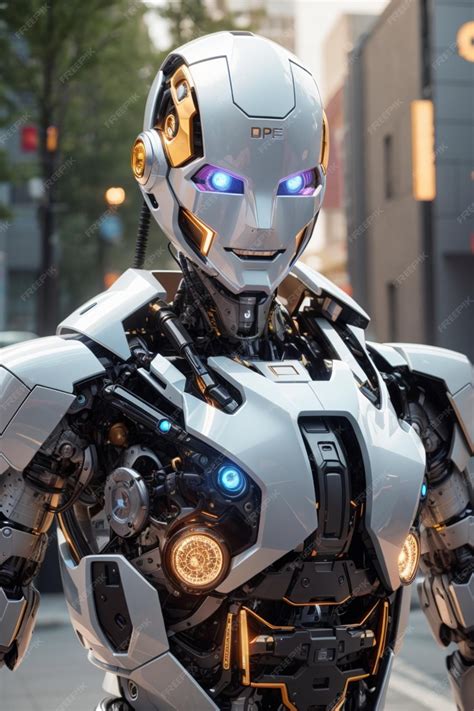 premium ai image artificial intelligence cyborg illustration