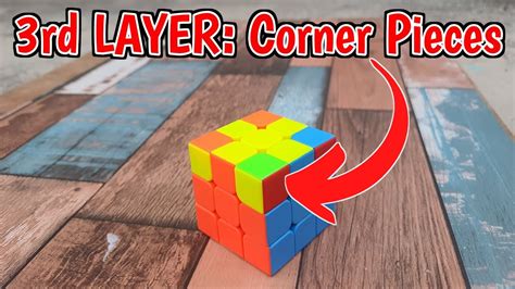How To Solve Corner Pieces In 3rdlast Layer Rubiks Cube