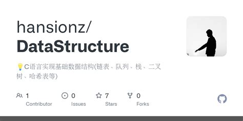 github hansionz datastructure 💡c语言实现基础数据结构 链表、队列、栈、二叉树、哈希表等