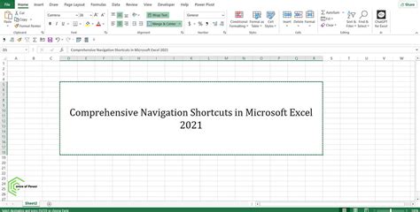 Ms Excel Navigation Shortcuts For Windows Mac Web