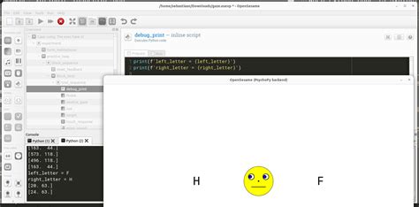 Debugging Opensesame Documentation