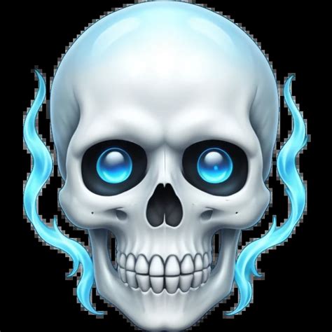 Skull With Aura Emoji Ai Emoji Generator