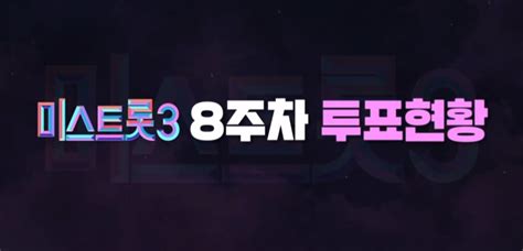 미스트롯3 투표 결과 순위 8주차 기분 좋은 날
