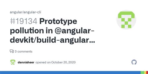 Prototype Pollution In Angular Devkitbuild Angular Caused By Object Path