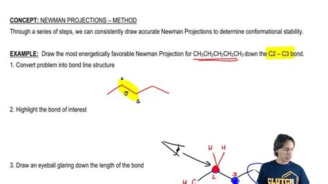 Drawing Newman Projections
