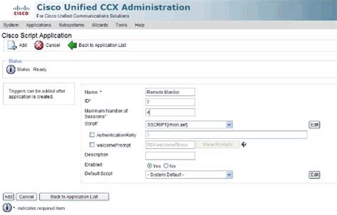 Remote Monitoring On Cisco Unified Contact Center Express 8 X Cisco