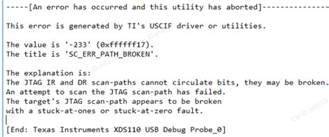 TM4C1290NCZAD XDS110 Debug Probe Cant Conect PC Arm Based Microcontrollers Forum Arm Based