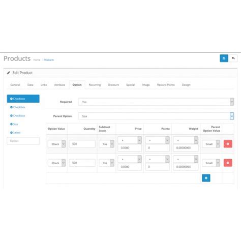 OpenCart Dependent Options Conditional Options OpenCart Dependent Options Conditional Options