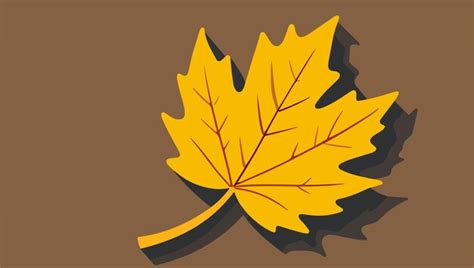 Vibrant Fall Leaf Design Premium Ai Generated Vector