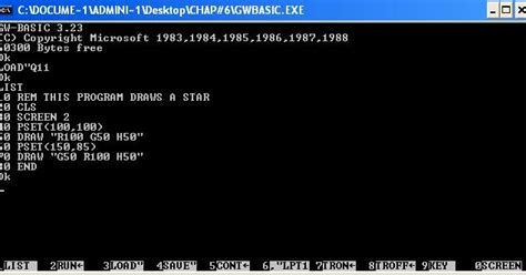Gwbasic Ch6q11