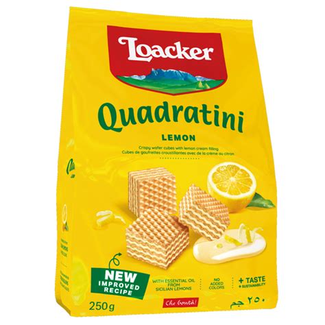 Loacker Quadratini Lemon 250g Lazada Ph