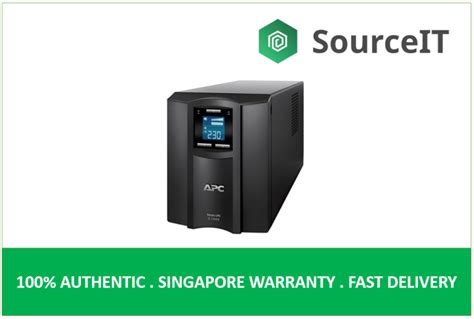 APC Smart UPS C 1000VA LCD 230V With SmartConnect P N SMC1000IC Local Warranty Lazada Singapore