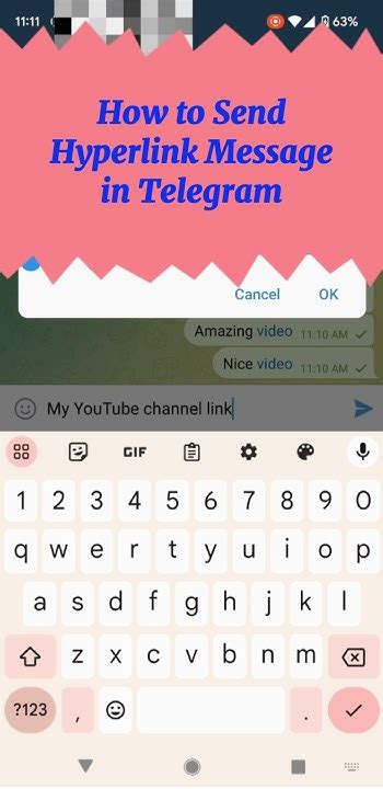 How To Send Hyperlink Message In Telegram Simple Tutorials Telegram