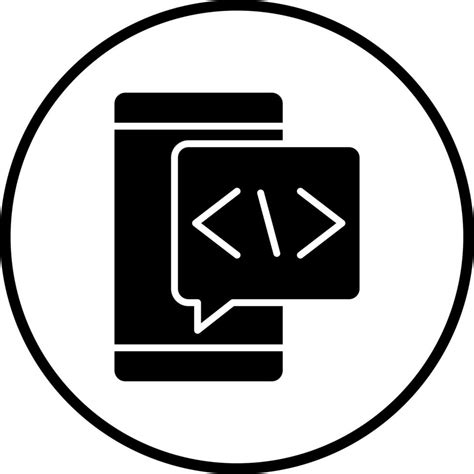 Coding Language Vector Icon Style 22235238 Vector Art At Vecteezy