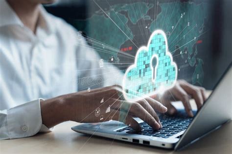 Cloud Computing Power Enhance Cloud Strategy For Business Faas Stock Image Image Of