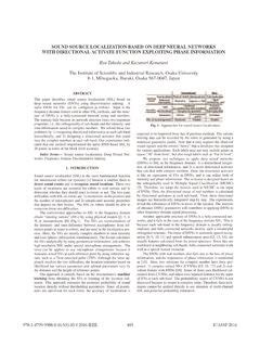 SOUND SOURCE LOCALIZATION BASED ON DEEP Sound Source Localization Based On Deep Pdf PDF PRO