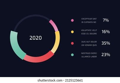 Pie Chart Tech Stock Vectors Images Vector Art Shutterstock