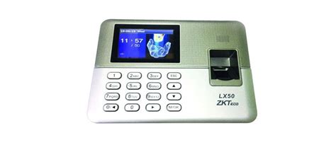 Zkteco Fingerprint Standalone Time Attendance Terminal Usb Data Output 2 8 Inch Tft Screen Lx50