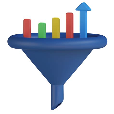 Bar Chart Filter 3d Render Icon 14919577 Png