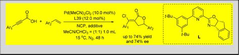 Factors Influencing The Palladium‐catalyzed Asymmetric Synthesis Of α‐chloromethylene‐γ