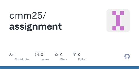 GitHub Cmm Assignment