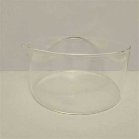 მინის ასაორთქლებელი ფიალა 180მმ