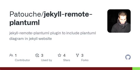 Github Patouchejekyll Remote Plantuml Jekyll Remote Plantuml Plugin To Include Plantuml