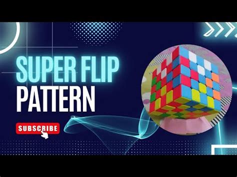How To Make Super Flip Pattern On Cube YouTube