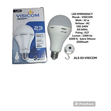 Jual Lampu Led Emergency Visicom Led Magic Visicom W W Watt Lampu Ajaib Shopee