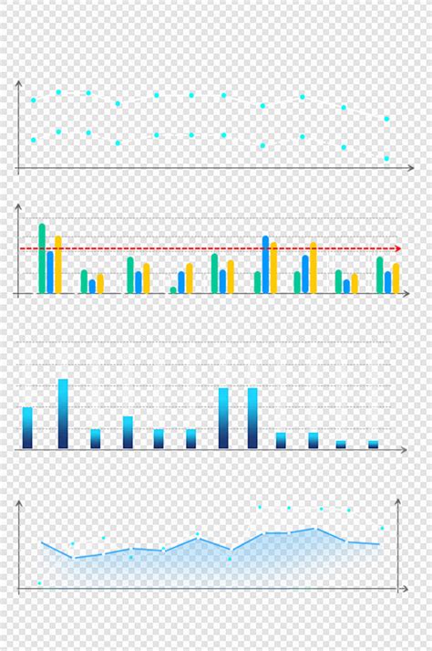 大数据统计图大数据柱状图折线图免扣元素