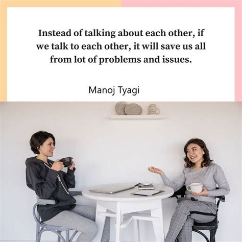 manoj tyagi on linkedin instead of talking about each other if we