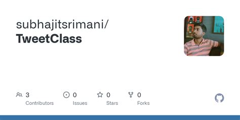 GitHub Subhajitsrimani TweetClass