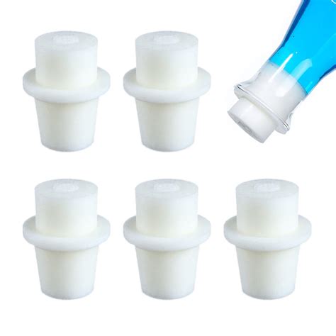 5pcs 18 22mm Erlenmeyer Flask Stopper Silicone Plugs Wine Stoppers For
