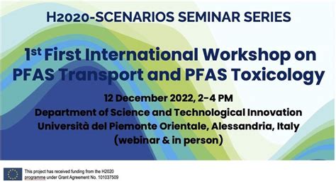Scenarios Project Eu On Linkedin Pfas Toxicology Decontamination