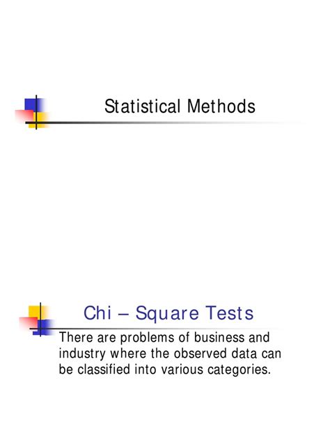 Chi Square Pdf Chi Squared Test Statistical Theory