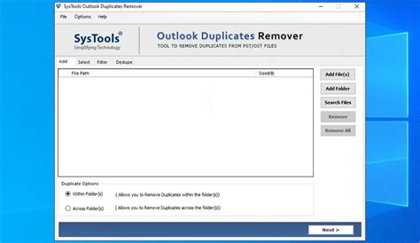 Systools Outlook Duplicates Remover Download Latest 2025 Filecr