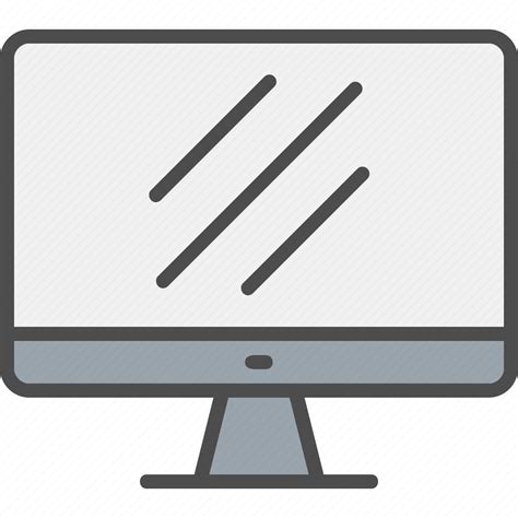 Computer Desktop Display Imac Monitor Pc Screen Icon Download On Iconfinder