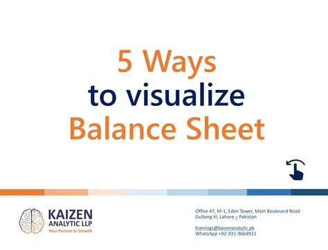 SOLUTION: 5 ways to visualize balance sheet analyis - Studypool